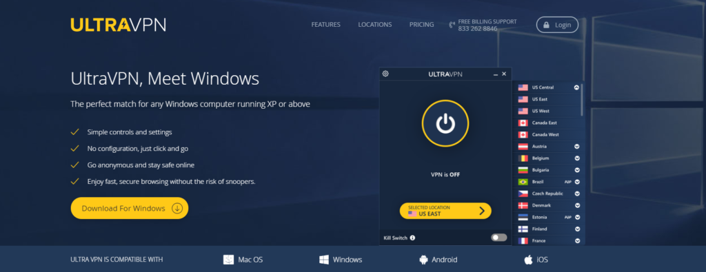 UltraVPN Review - Top8VPN
